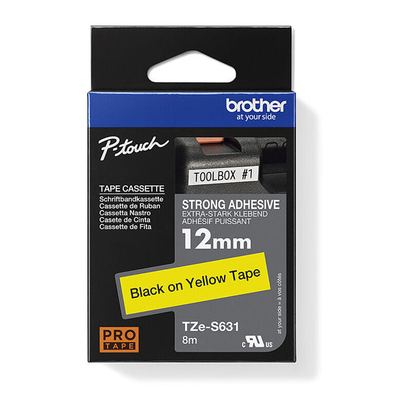 Buy Brother TZeS631 Laminated Labelling Tape – Durable, Professional ...