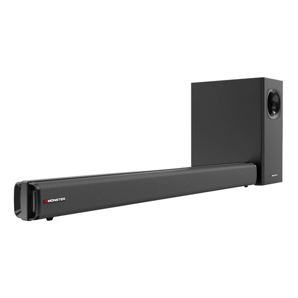 Monster 2.1 Soundbar with Wireless Subwoofer | Powerful Home Theatre ...